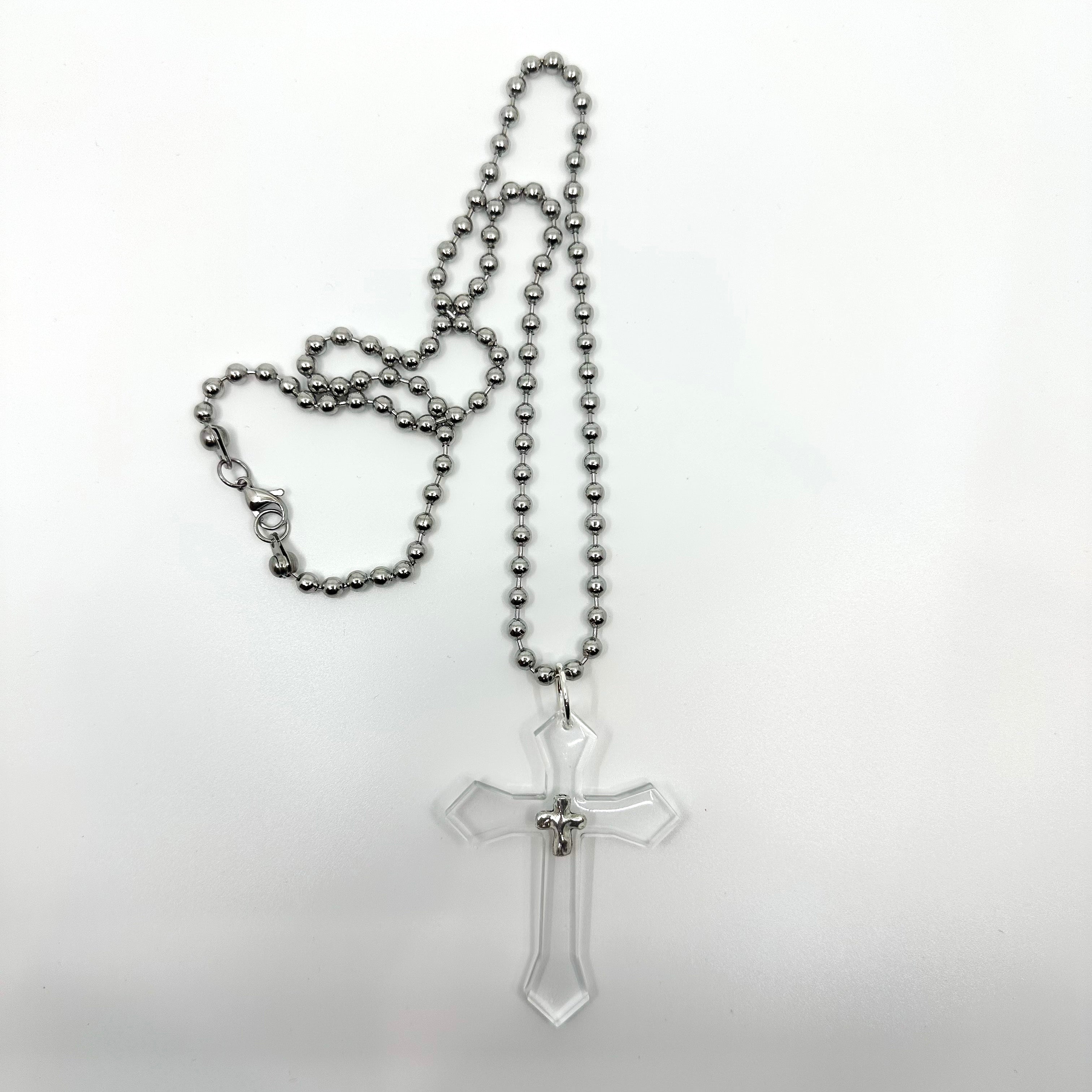 FLOATING CROSS [CLEAR] – SYNC by Symone